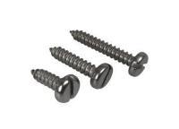 China Self Tapping Wood Screws Slotted Pan Head Carbon Steel Stainless Steel M3 5 to M6 0 for sale