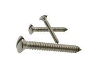 China Slotted Raised Countersunk Self Tapping Wood Screws Carbon Steel Stainless Steel M3 5 to M12 for sale