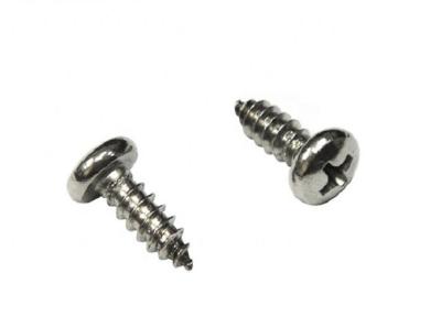 China Small Self Tapping Wood Screws With Cross Recessed / Phillips Drive Round Head for sale