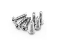 China Small Self Tapping Wood Screws Cross Recessed Phillips Drive Round Head Carbon Steel Stainless Steel M3 5 for sale