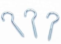 China Zinc Plated Self Tapping Wood Screws with Open Eye Hook - Carbon Steel/Stainless Steel - 5 Million Monthly Capacity for sale
