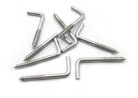 China Self Tapping L Shape Hook Screws Stainless Steel 304 Square Bend Fasteners for sale
