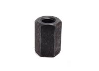 China Black Zinc Plated Carbon Steel Hexagon Coupling Nuts DIN 6334 Grade 8 UNC/UNF Thread for sale