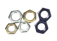 China DIN Standard Unchamfered Hexagon Thin Lock Nuts - 4.8 & 6.8 Grade Carbon/Stainless Steel Fasteners for sale