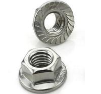 China Carbon Steel & Stainless Steel Hex Flange Nuts M5-M20 with UNC/UNF Thread | Grade 6 DIN/ISO Standard for sale