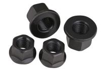China M6-M48 Hex Flange Nut 1.5D Height DIN 6331 Standard Class 8-10 Carbon Steel Industrial Fastener for sale
