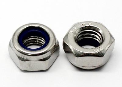 China DIN 985 Hexagon Lock Nut with Nylon Insert - Class 8/10 Grade, UNC/UNF Thread, Carbon/Stainless Steel for sale