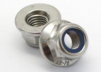 China Grade 8 & Class 10 Prevailing Torque Hex Flange Nuts with Non-Metallic Insert - Carbon/Stainless Steel for sale