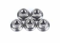 China Class 8 and 10 All-Metal Hexagon Lock Nuts with Flange - Prevailing Torque Type with Fine Pitch Thread for sale