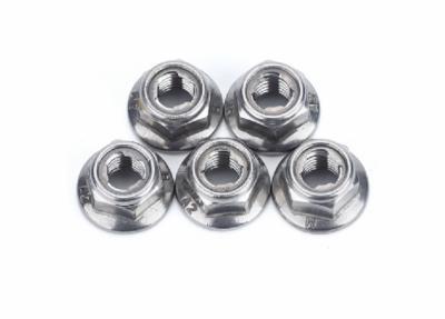 China Class 8 and 10 All-Metal Hexagon Lock Nuts with Flange - Prevailing Torque Type with Fine Pitch Thread for sale