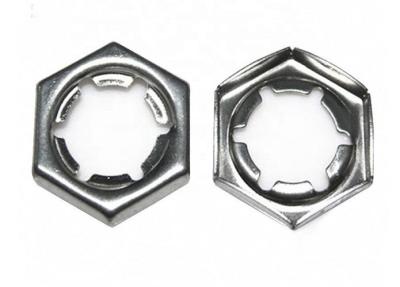 China SS304 SS316 Carbon Steel Self Lock Counter Nuts DIN7967 Standard 4.8-12.9 Grade UNC UNF Thread for sale