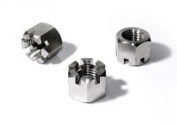 China Slotted Hexagon Lock Nut DIN Standard Grade 4.8-12.9 with UNC/UNF Thread for Industrial Applications for sale