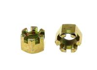 China Slotted Hexagon Lock Nut DIN Standard Grade 4.8-12.9 with UNC/UNF Thread for Industrial Applications for sale