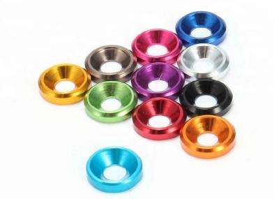 China Aluminum Spherical Washer DIN 6319 Standard M6-M48 Size with Colorful Anodized Finish for Industrial Fasteners for sale