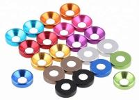 China Aluminum Spherical Washer DIN 6319 Standard M6-M48 Size with Colorful Anodized Finish for Industrial Fasteners for sale