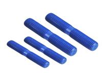 China High Temperature Resistant PTFE Coated Double Ended Bolts with Double Nuts - Class 4.8 to 12.9 Grade, Multiple Materials for sale