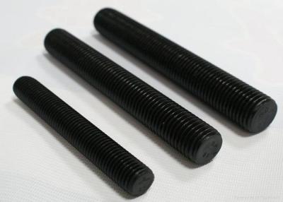 China M4 to M48 Carbon Steel Double Ended Bolt Threaded Rod with Black Finish - 50pcs MOQ, 100 Tons Monthly Capacity for sale