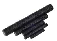 China Black Anodized Threaded Double Ended Bolt M4-M48 with Nuts | Carbon Steel & Stainless Steel Options | Class 4.8-12.9 Grades for sale