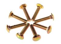 China Square Neck Round Head Bolts M3 to M72 Size Range with Carbon Steel & Stainless Steel Materials for Industrial Applications for sale