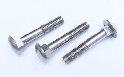 China Carbon Steel Stainless Steel Round Head Carriage Bolt M4 to M52 Square Neck DIN JIS BS ANSI Standard for sale