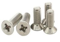 China SS304/316 Stainless Steel Flat Countersunk Round Head Bolt with Cross Driver - A2-70/A4-80 Grade - Custom Sizes Available for sale