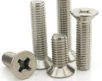 China SS304/316 Stainless Steel Flat Countersunk Round Head Bolt with Cross Driver - A2-70/A4-80 Grade - Custom Sizes Available for sale