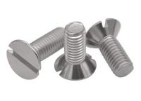 China SS 304 Slotted Countersunk Head Bolt M6 M10 DIN963 A2 Stainless Steel for Wind Energy Plants for sale