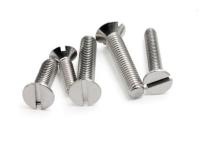 China SS 304 Slotted Countersunk Head Bolt M6 M10 DIN963 A2 Stainless Steel for Wind Energy Plants for sale
