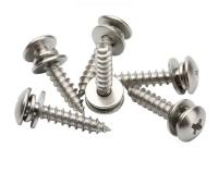 China Customized Cross Recessed Pan Head Tapping Screw & Washer Assembly - Stainless/Carbon Steel, 0.8-M6 Size Range, ±0.05mm Tolerance for sale