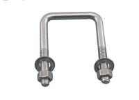 China U Shape Bolt and Nut Assembly - Zinc Plated Galvanized Metal Hardware with ±0.05mm Tolerance and 7-15 Day Lead Time for sale