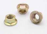 China Grade 6 Hexagon Lock Nut with Flange and Fine Pitch Thread DIN ISO Standard - Carbon Steel or Stainless Steel for sale