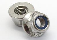 China High Strength Hex Flange Nut Class 8-10 with Non-Metallic Insert for Structural Steel Applications for sale
