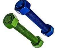 China Custom PTFE-Coated Bolts & Stud Bolts - Carbon Steel Grade 8.8 to 12.9 for Steel Structures for sale