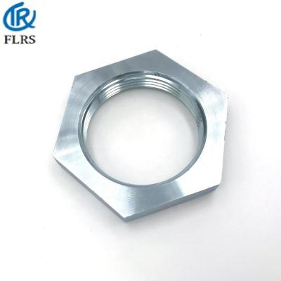 China DIN431 Zinc Plated Carbon Steel Hex Thin Nut - Galvanized Industrial Fastener with 15-20 Day Delivery for sale