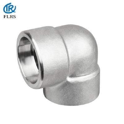 China CS 90 Degree Elbow SW NPT BSPT Forged Steel Pipe Fitting 1/2