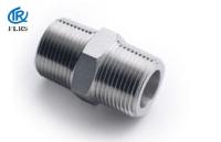 China Carbon Steel Gas Oil Pipe Nipple 6 Inch Hex NPT Threaded Fitting for Industrial Applications for sale