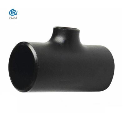 China Seamless ASME B16.9 SCH5S Carbon Steel Reducing Tee 1/2-48 Inch DN15-DN1200 Butt Welding Fitting for sale