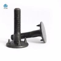 China Black Oxide Countersunk Head Fanged Elevator Bolts DIN 15237 - M6 to M12 Thread Sizes with 2.5-5.2mm Head Height for sale