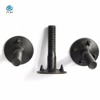 China Black Oxide Countersunk Head Fanged Elevator Bolts DIN 15237 - M6 to M12 Thread Sizes with 2.5-5.2mm Head Height for sale