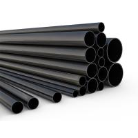 China ASTM A53 Bevel End ERW Steel Pipe 21.3-660mm OD with Black Paint Coating for Oil Gas and Structural Applications for sale