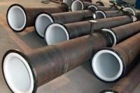China DN1000 Cement Lined Carbon Steel Pipe with Antirust Paint - ASTM A106/A53 Grade B, 0.30% Carbon Max for sale