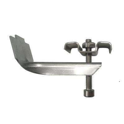 China M8 75mm Galvanized Steel Grating Fixing Clips with Allen Bolt for Industrial Flooring Systems for sale