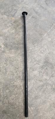 China Customized Mushroom Head Square Neck Carriage Bolt M6x350mm Carbon Steel Grade 4.8 Black Finish for sale