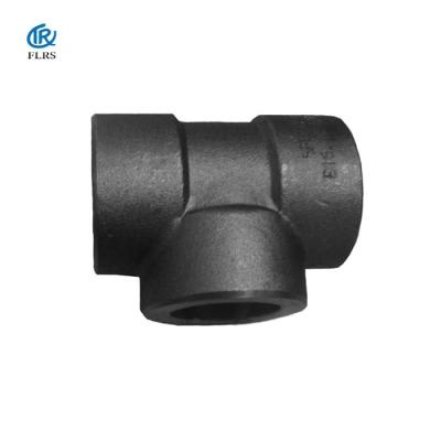 China Forged ASME B16.11 3000LB Socket Welded Equal Tee 1/2 to 72 Inch for sale