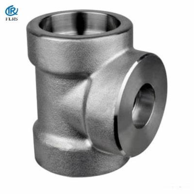 China 6000LB Equal Tee ASME B16.11 Forged Steel Pipe Fitting - ½