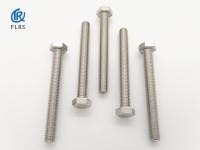 China DIN933 Stainless Steel 304 Passivated Hex Head Bolt M3-M72 Size Range 6mm-600mm Length for sale