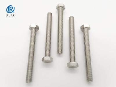 China DIN933 Stainless Steel 304 Passivated Hex Head Bolt M3-M72 Size Range 6mm-600mm Length for sale