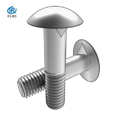 China BSW Thread Metal Building Alloy Steel Round Head Bolt - Class 4.8 to 12.9 Grade - UNC/UNF/BSW Thread Options for sale
