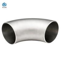 China Duplex Stainless Steel A815 UNS S32750 S31803 90 Degree Elbow 1.5D Pipe Fitting for Boiler Plant for sale