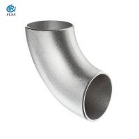 China Duplex Stainless Steel A815 UNS S32750 S31803 90 Degree Elbow 1.5D Pipe Fitting for Boiler Plant for sale